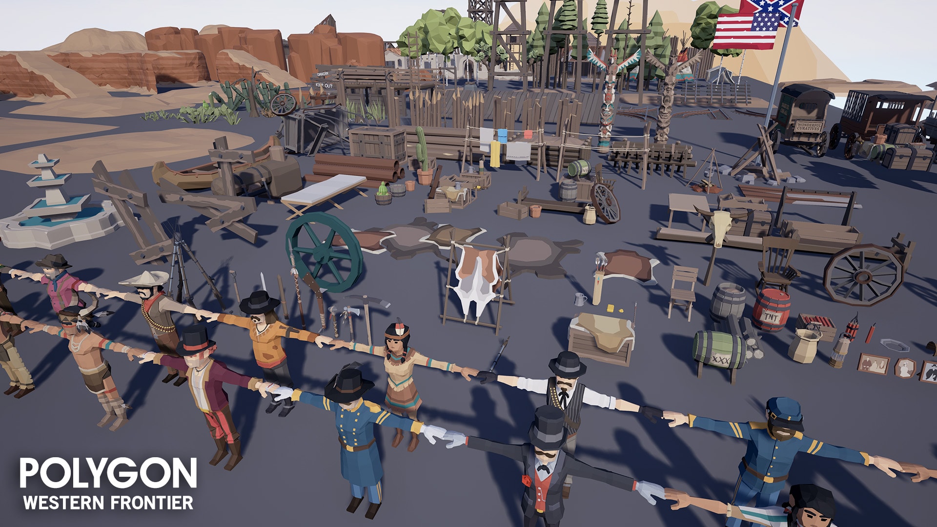 POLYGON - Western Frontier Pack - Unreal Engine Asset